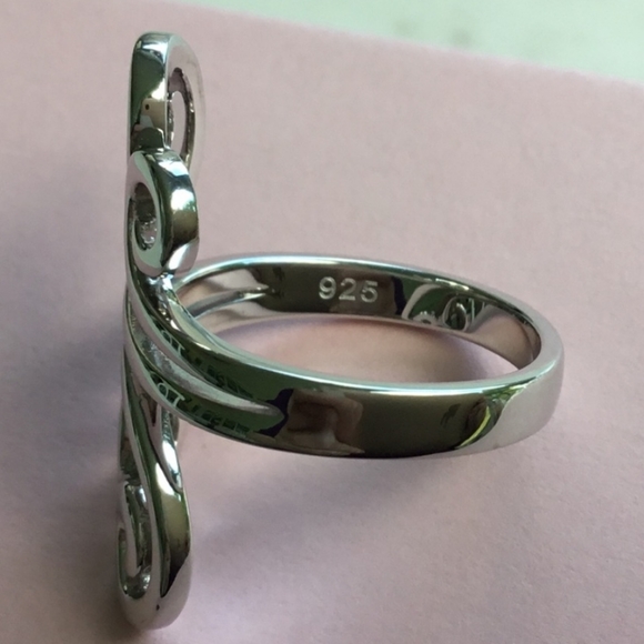 Jewelry | Elegant Swirl Silver Ring | Poshmark